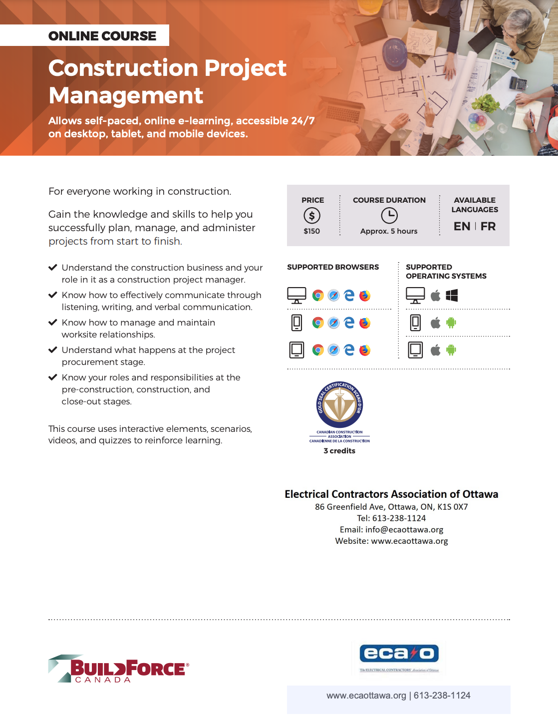 Training - ECA Ottawa